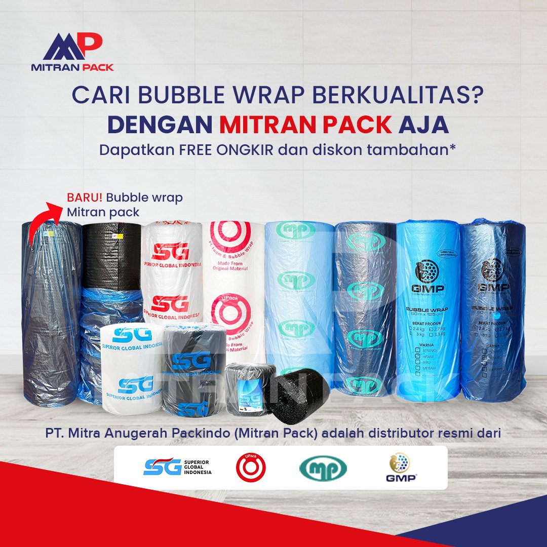 Mitran Pack | Distributor Plastik Wrap & Bubble Wrap Terbaik Untuk Anda